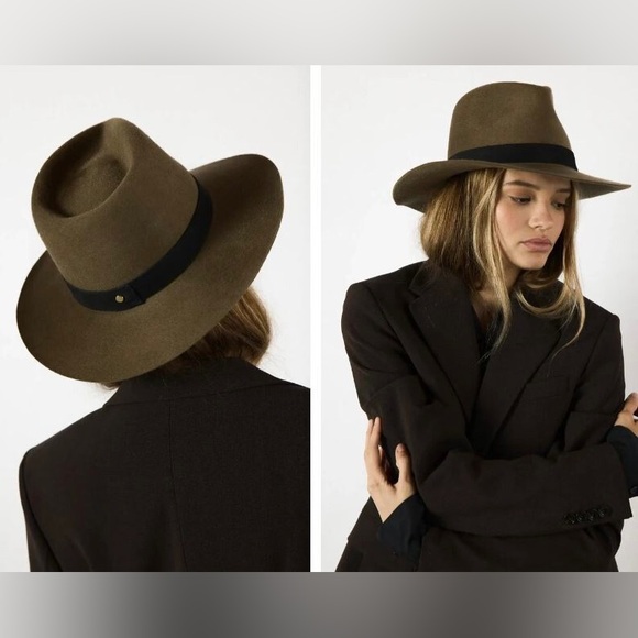 Janessa Leone | Accessories | Janessa Leone Luca Fedora Hat In Camel ...
